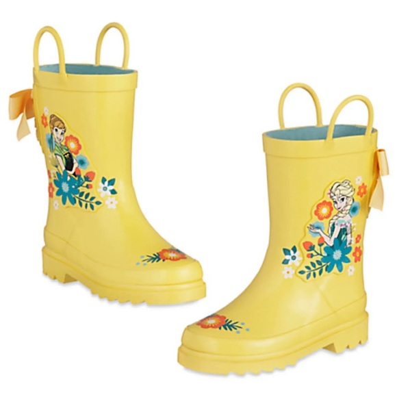 Disney | Shoes | Disney Frozen Anna And Elsa Rain Boots For Kids | Poshmark